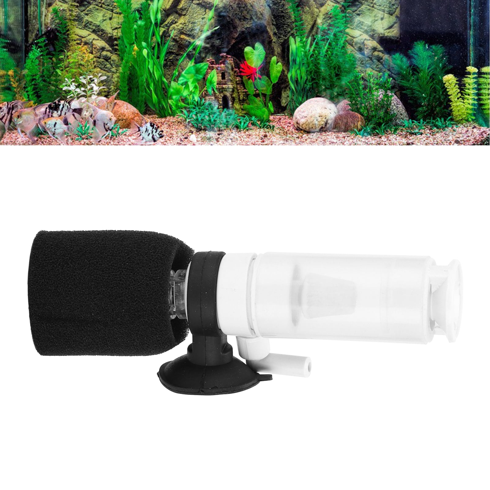 Mini Sponge Filter Ultra Quiet 3in1 Filtration System Air Pump Filter ...