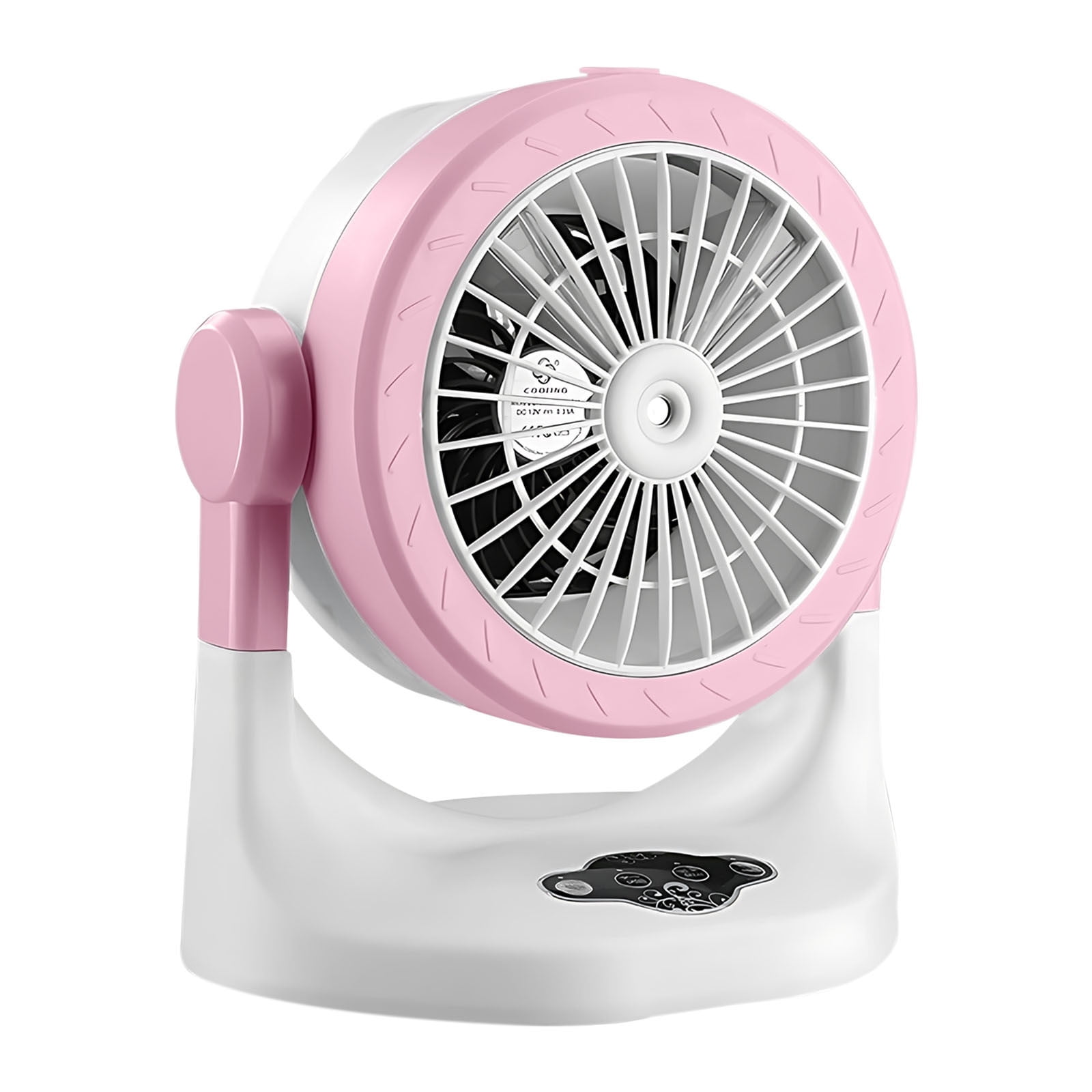 Mini Spray Fan Air Conditioner Fan Mini Colorful Lights USB Fan Spray ...