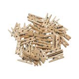 Mini Spring Clothespins, Natural, 1", 50 Pieces | Bundle of 5 - Walmart.com