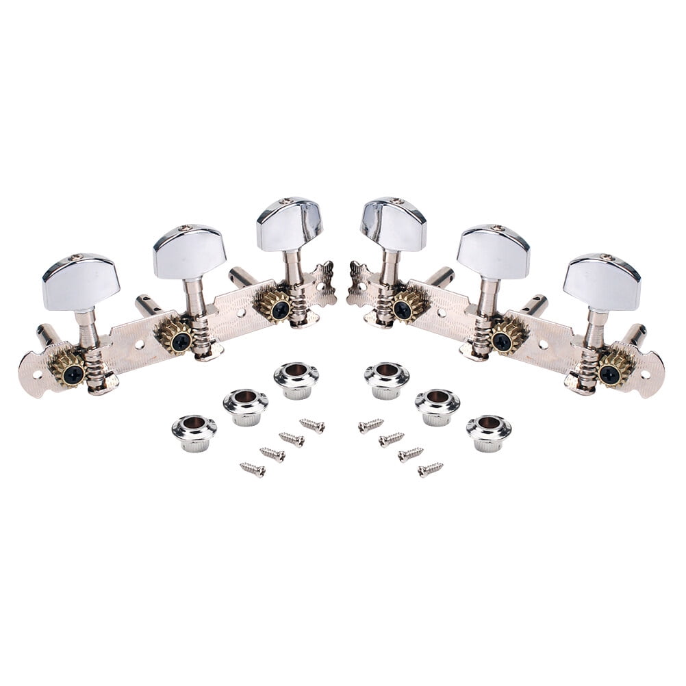 Mini Square Head Double Holes Classical Guitar Machine Heads 3+3 Tuning ...