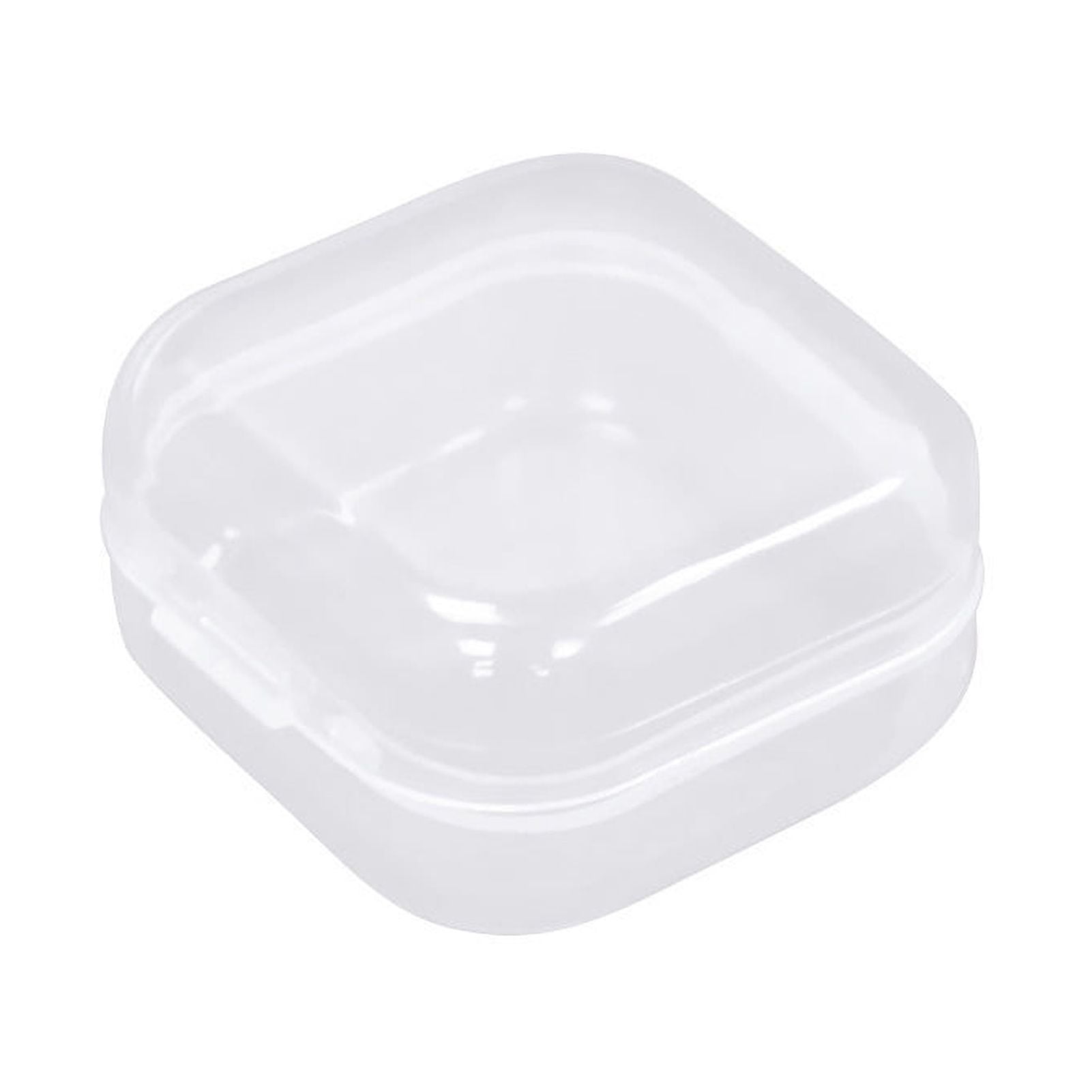 Mini Square Plastic Clear Beads Storage Containers Box with Lids for ...