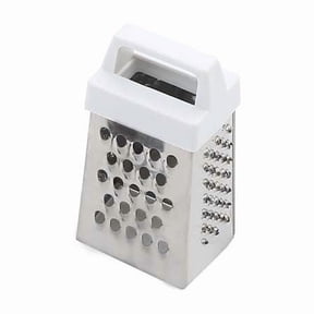 NSESSHome 4 Sided Cheese Grater, Stainless Steel with Soft Grip Handle ...