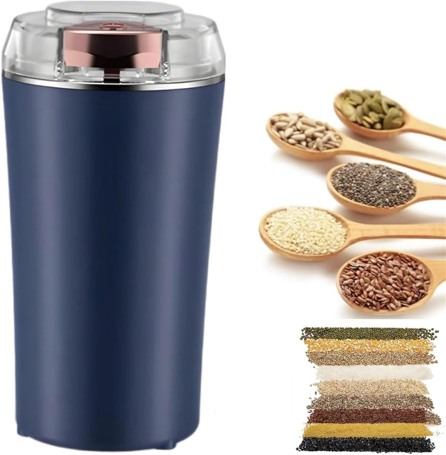 Mini Stainless Steel Electric Grain Grinder, 2025 New Multifunctional ...