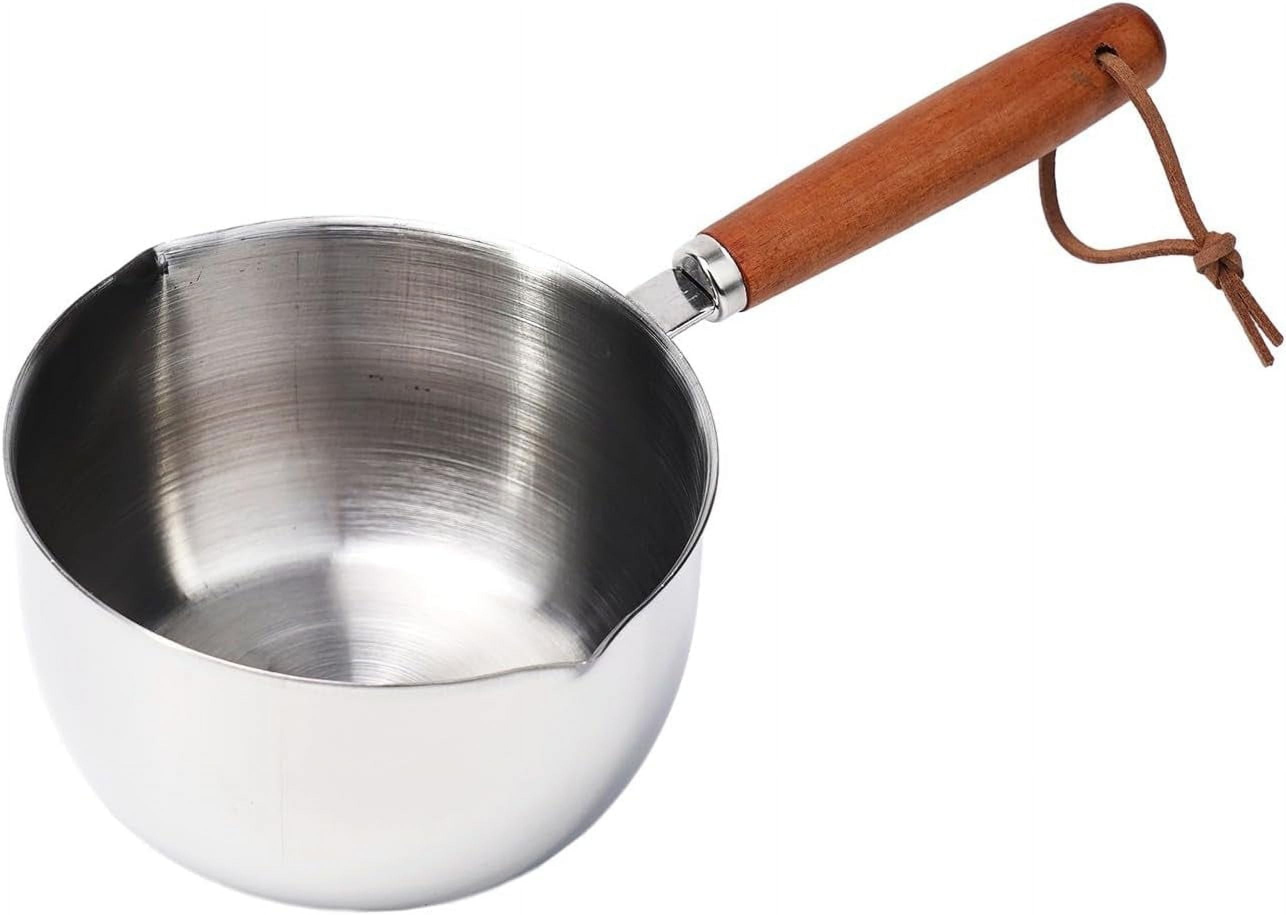Mini Stainless Steel Pan, Small Sauce Pan with Pour Spout, Milk Pot ...