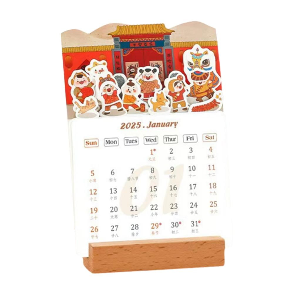 Mini Standing Flip er Calendar 2024 - Dec 2025 Decor Home/Office/Desk ...