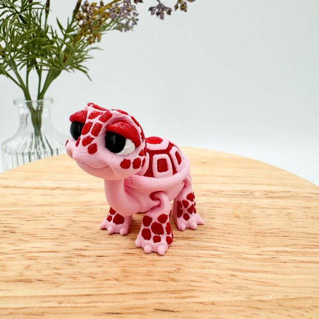 Mini Standing Turtle Tortoise 3D Printed Figurine - Perfect for Home ...