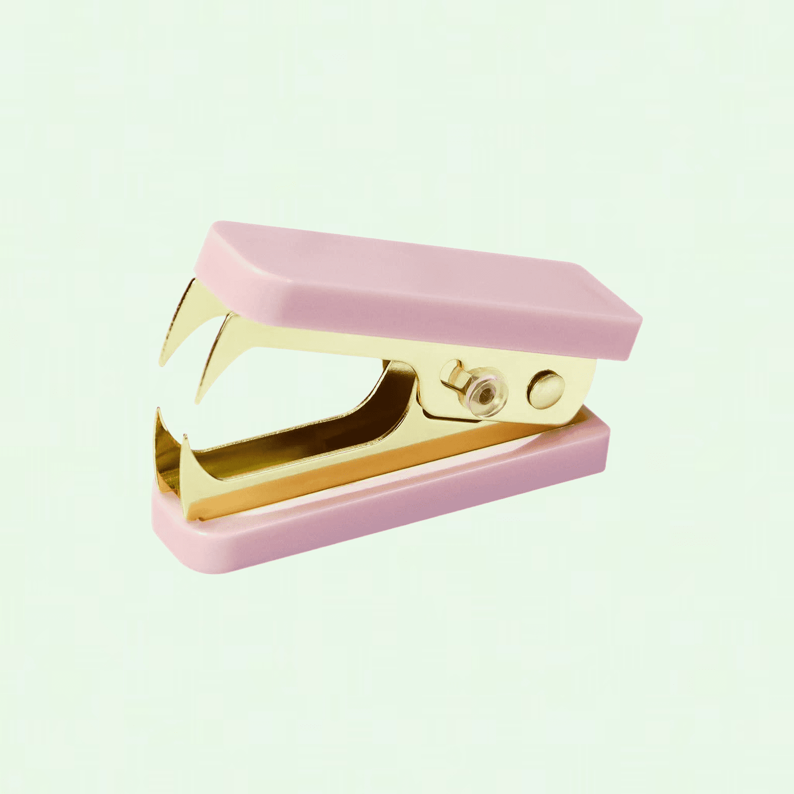 Mini Staple Remover, Cute Pink Acrylic and Stainless Steel Staple ...