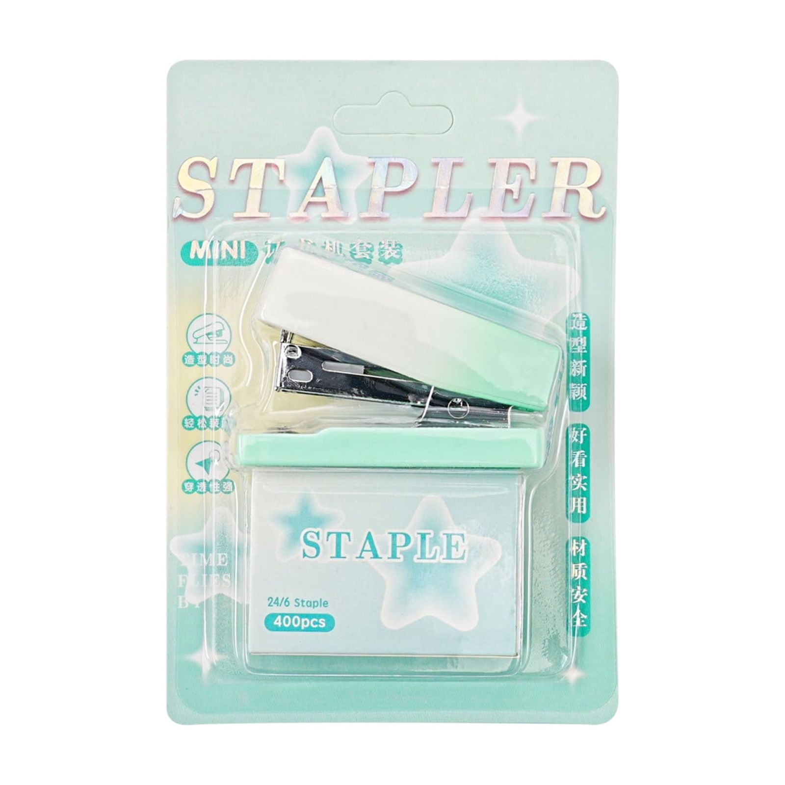 Mini Stapler Set – Gradient Color Desktop Stapler for Office & Home ...
