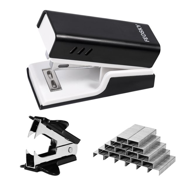 Mini Stapler,one Touch Stapling,Easy to Load Ergonomic Small Stapler ...