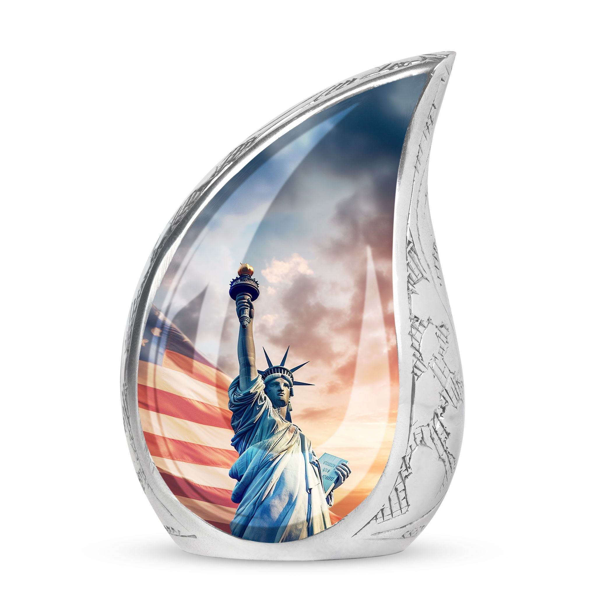 Mini Statue of Liberty Urn for Ashes Adult Male, Keepsakes for Men ...