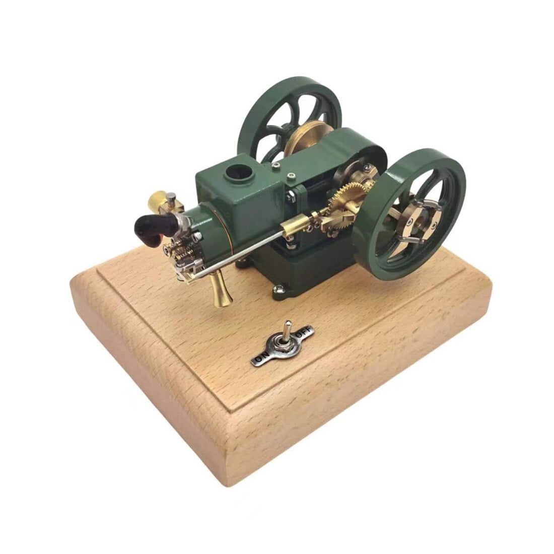 Mini Steam Engine Model, 1.6cc Horizontal Water-Cooled Four-Stroke ...