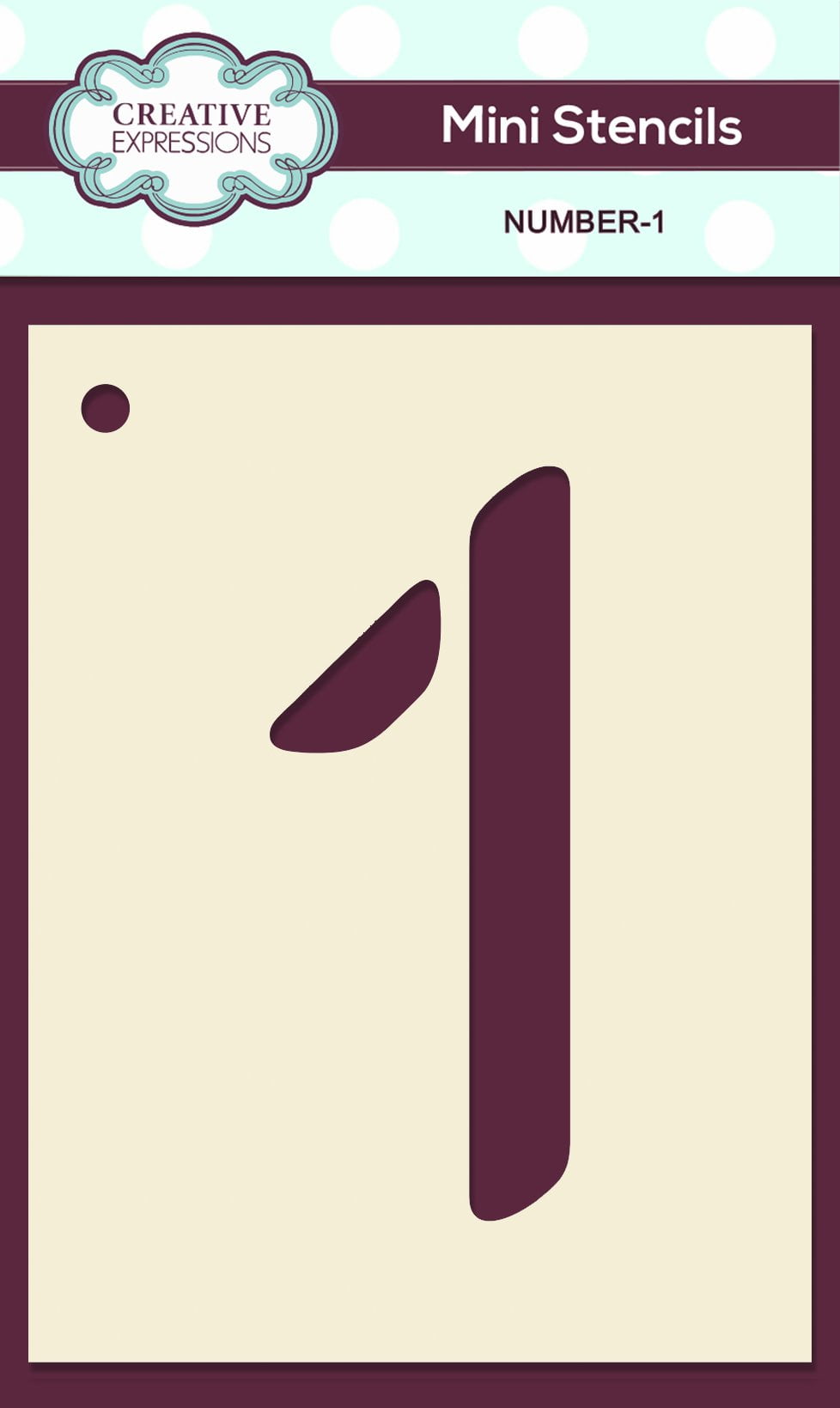 Mini Stencil Numbers - 7 - Walmart.com