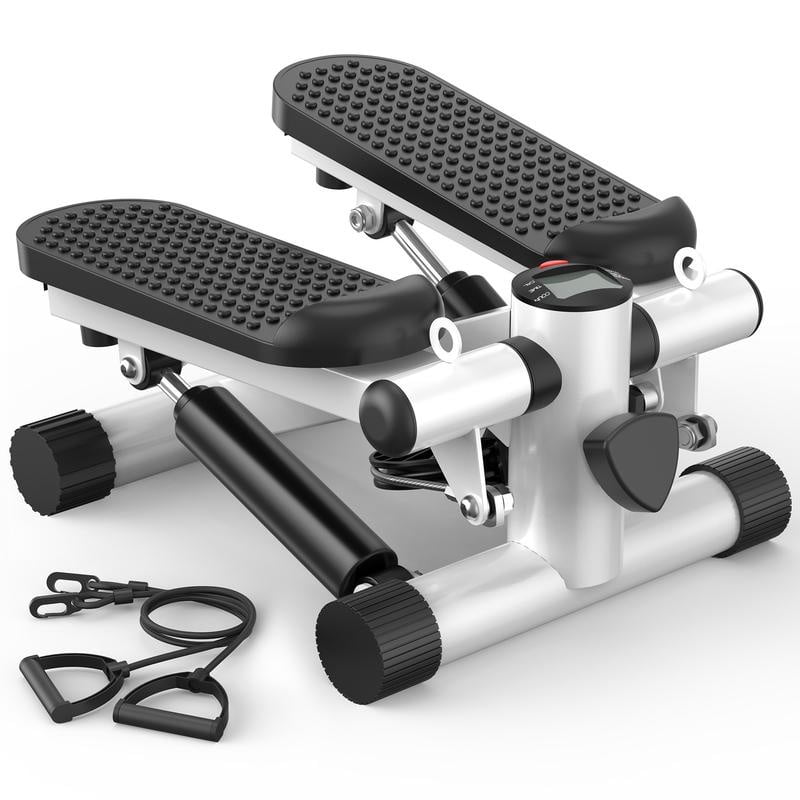 Mini Stepper – Compact Stair Climber with Resistance Bands for Full ...