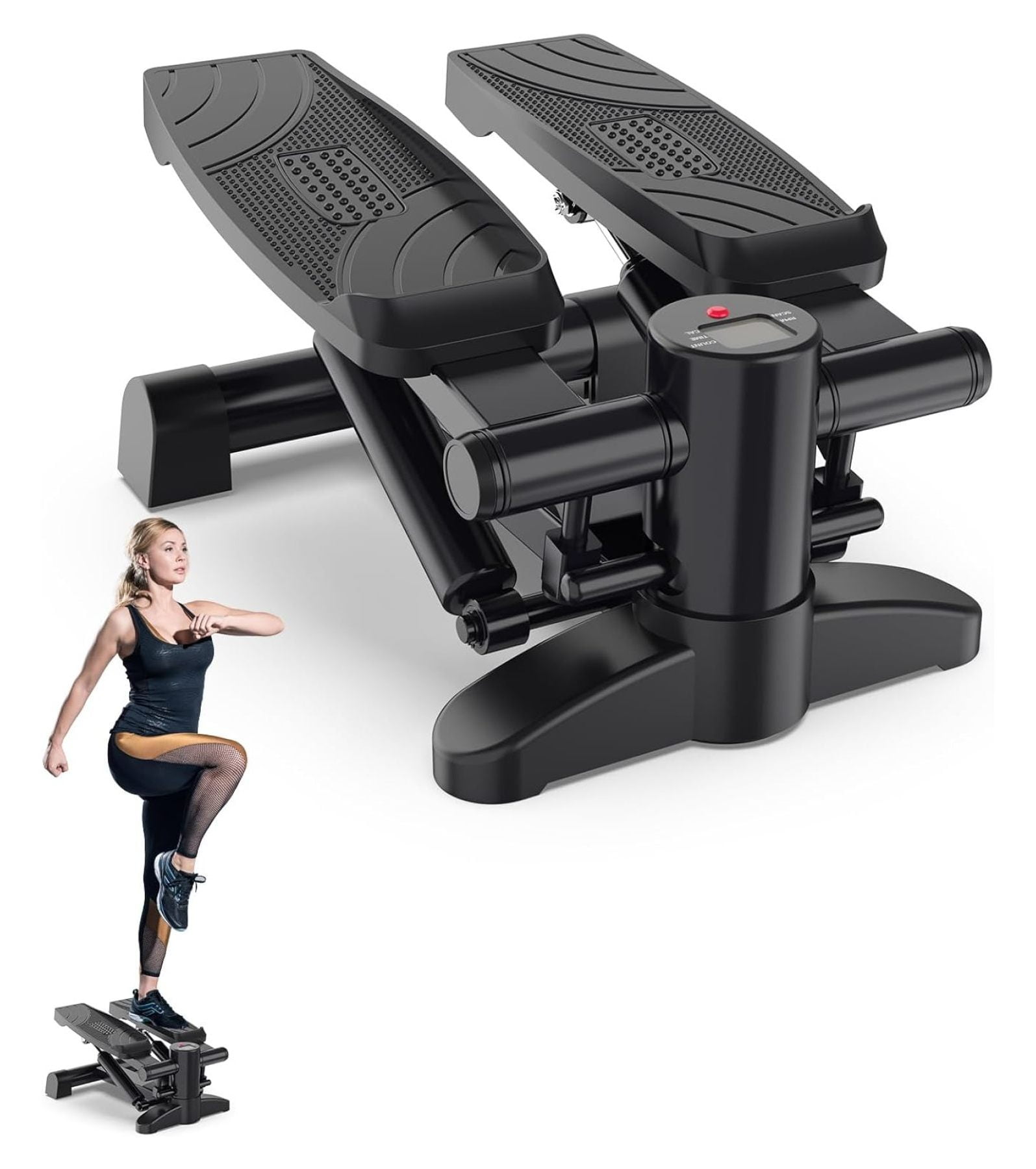 Mini Stepper Exercise Machine Under Desk, Stepper Machine 300LB Weight ...