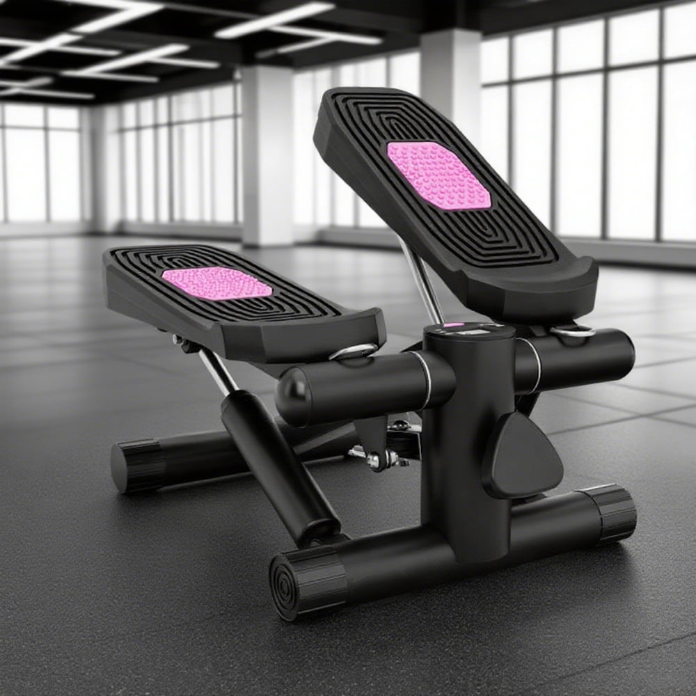 (Huayusheng)--Mini Stepper With Resistance Bands And Adjustable Height ...