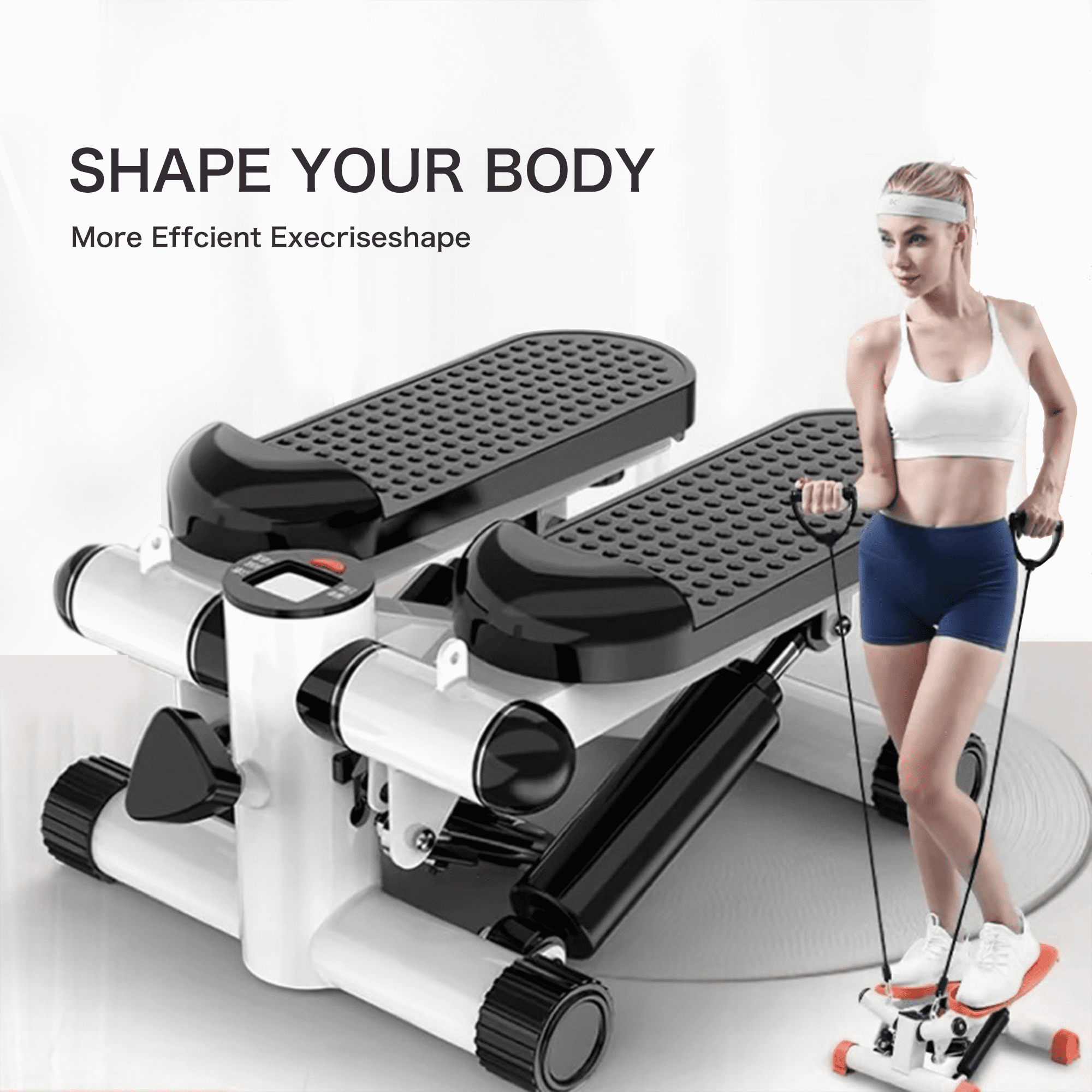 Mini Stepper for Exercise - 300 LBS Loading Capacity, Hydraulic Fitness ...
