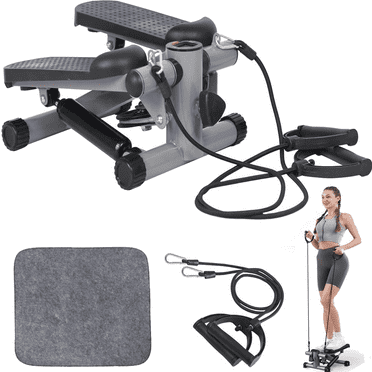 Steppers for Exercise at Home, Mini Stair Stepper with Resistance Bands ...