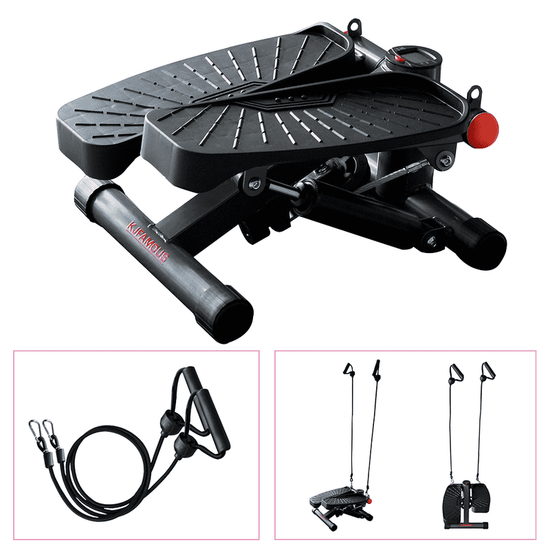 Mini Stepper with Resistance Band,Stair Stepping Fitness Exercise Home ...