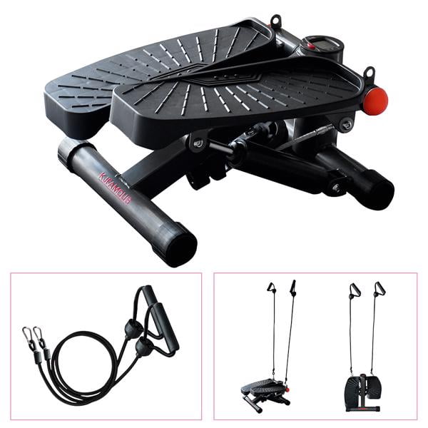 Mini Stepper with Resistance Bands – Compact Stair Stepper Machine for ...
