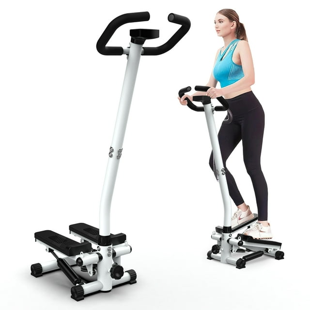 Mini Steppers for Exercise with Handlebar, Stair Steeper with ...