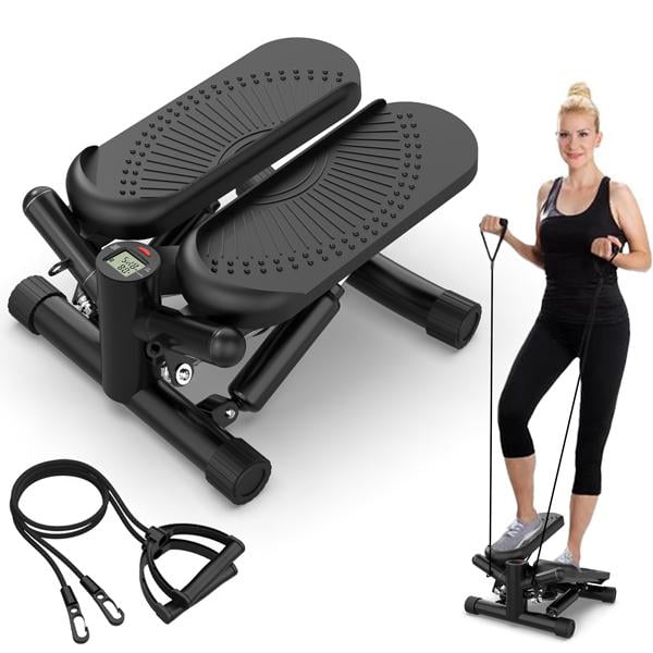 Mini Steppers for Exercise at Home,Stair Stepper with Resistance Bands ...
