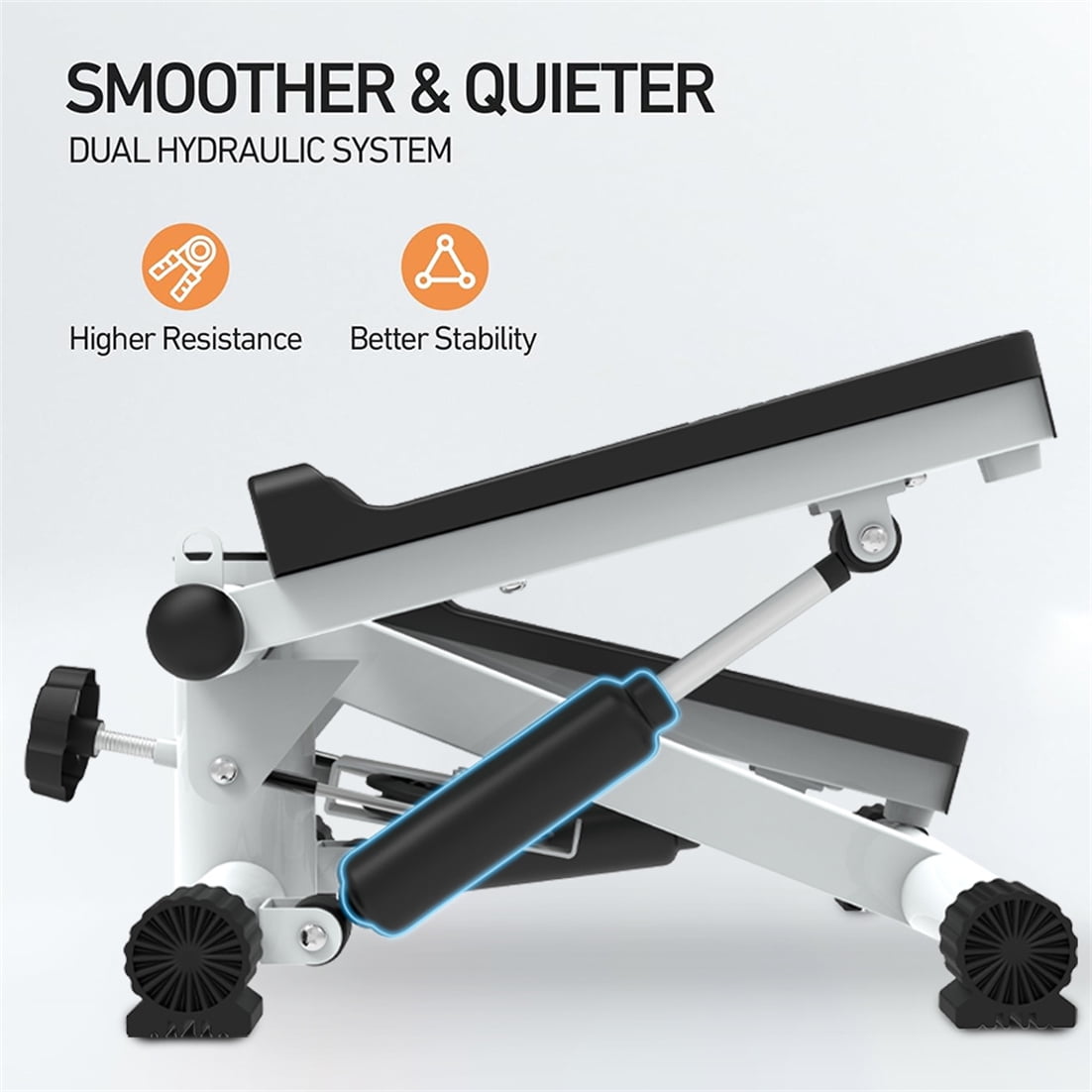 Mini Steppers for Exercise, Stair Stepper with Resistance Bands, Mini ...