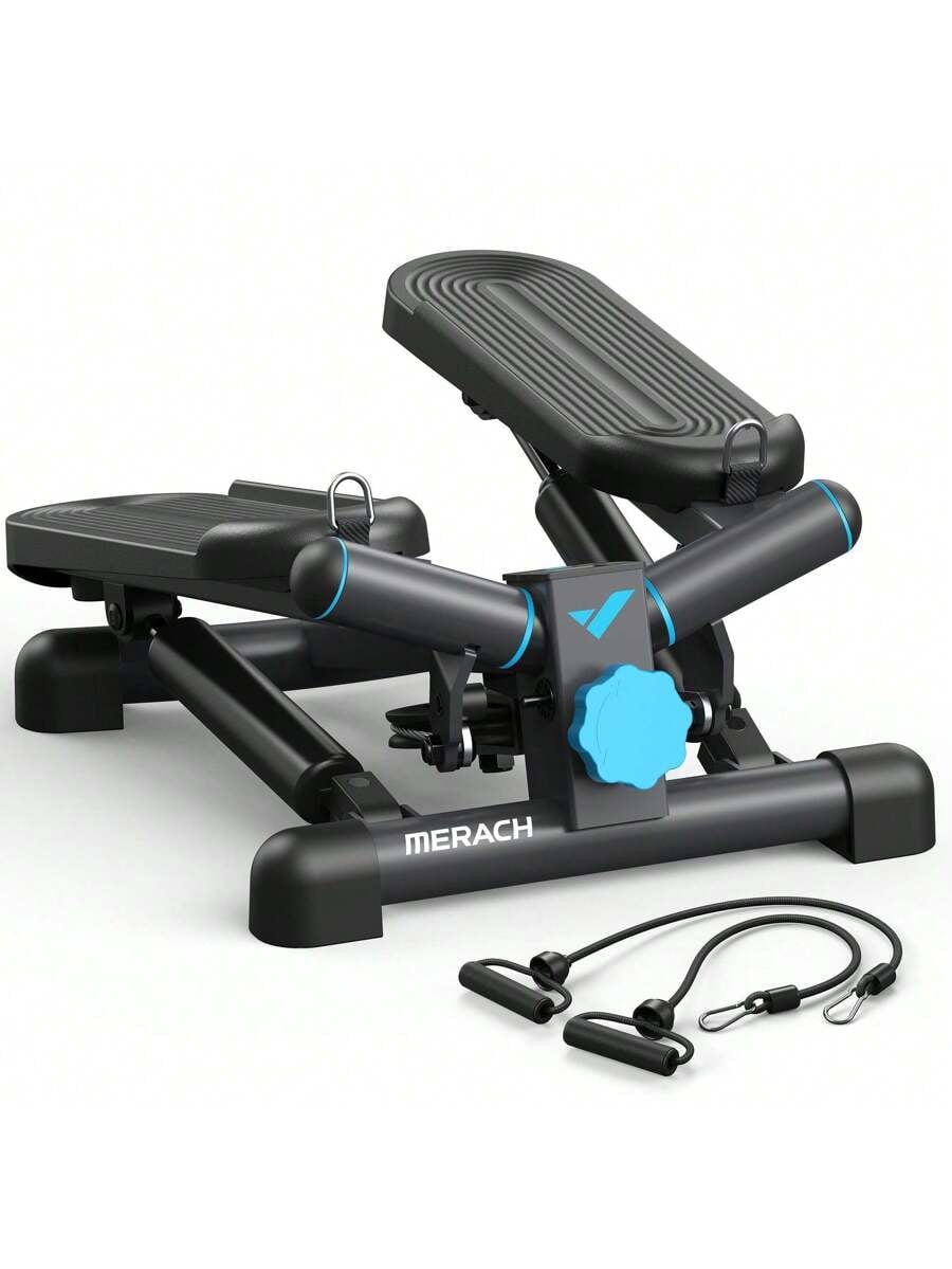 Mini Steppers For Exercise, Twist Stepper With Resistance Bands, 330LBS ...