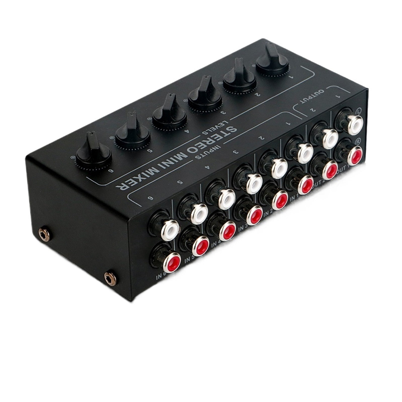 Mini Stereo 6 Channel Passive Mixer CX600 Multi-channel Mixer ...
