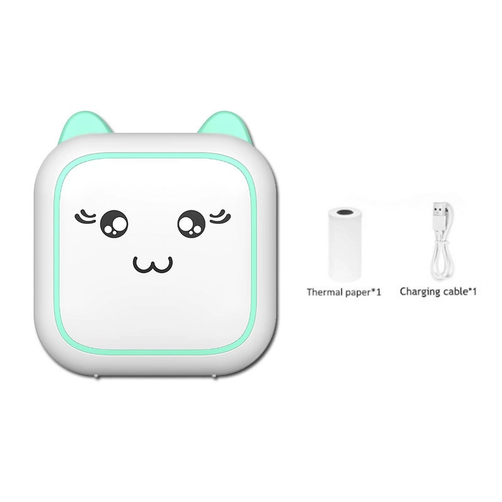 Mini Sticker Printer, Portable Thermal Printer, Inkless Pocket Printer ...