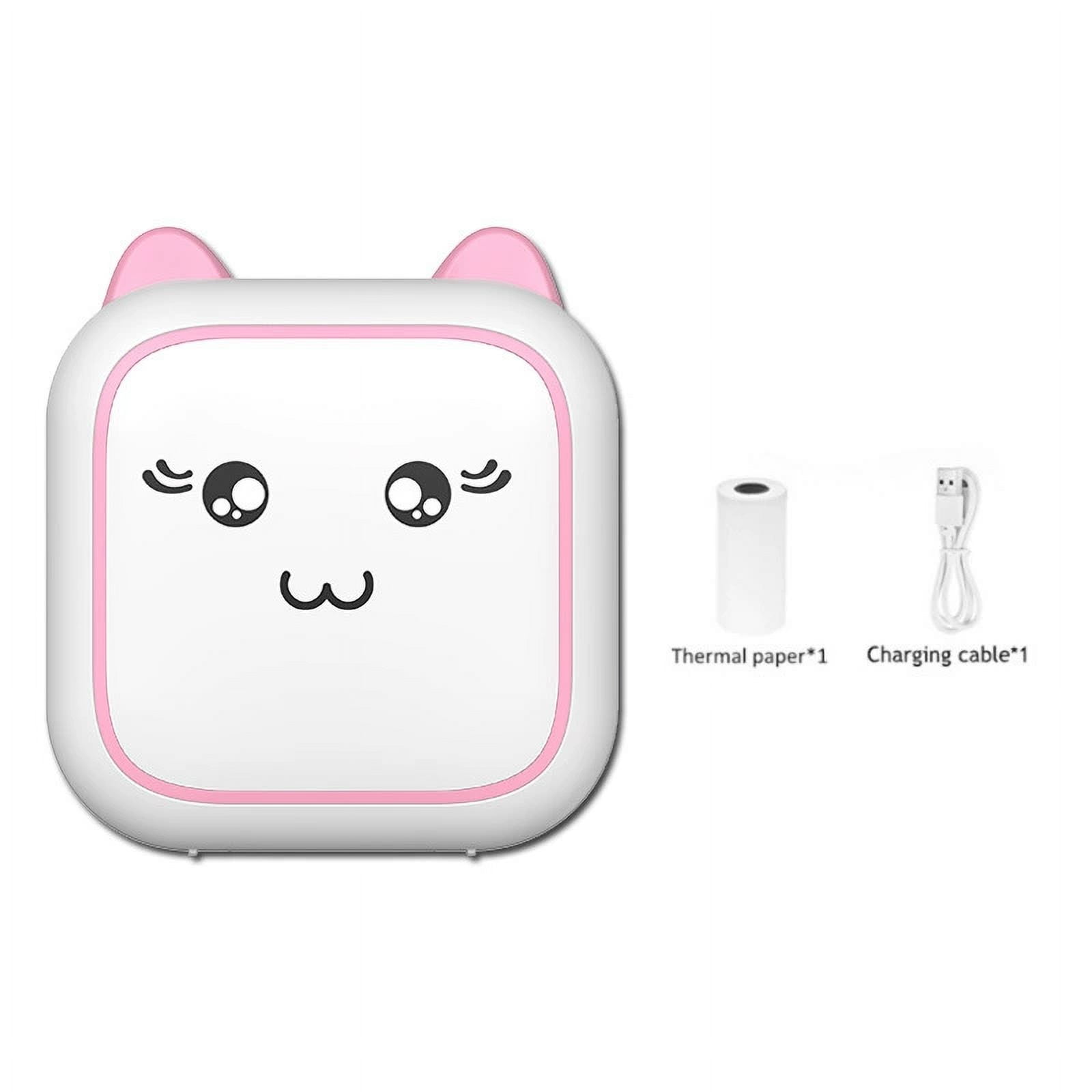 Mini Sticker Printer, Portable Thermal Printer, Inkless Pocket Printer ...