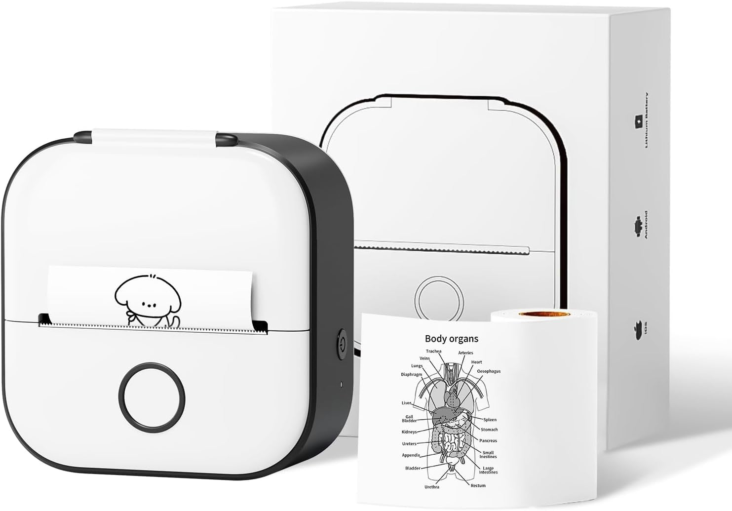 Mini Sticker Printer - Sticker Maker Machine, T02 Print Pod Mini ...