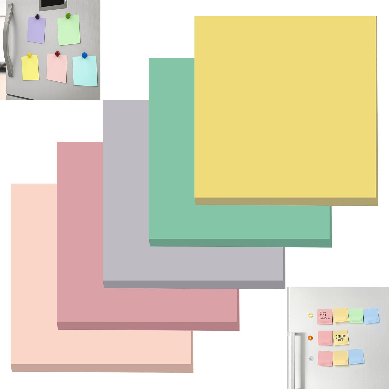 Mini Sticky Notes Pink Super Sticky Mini Sticky Notes 100 Page Cute ...