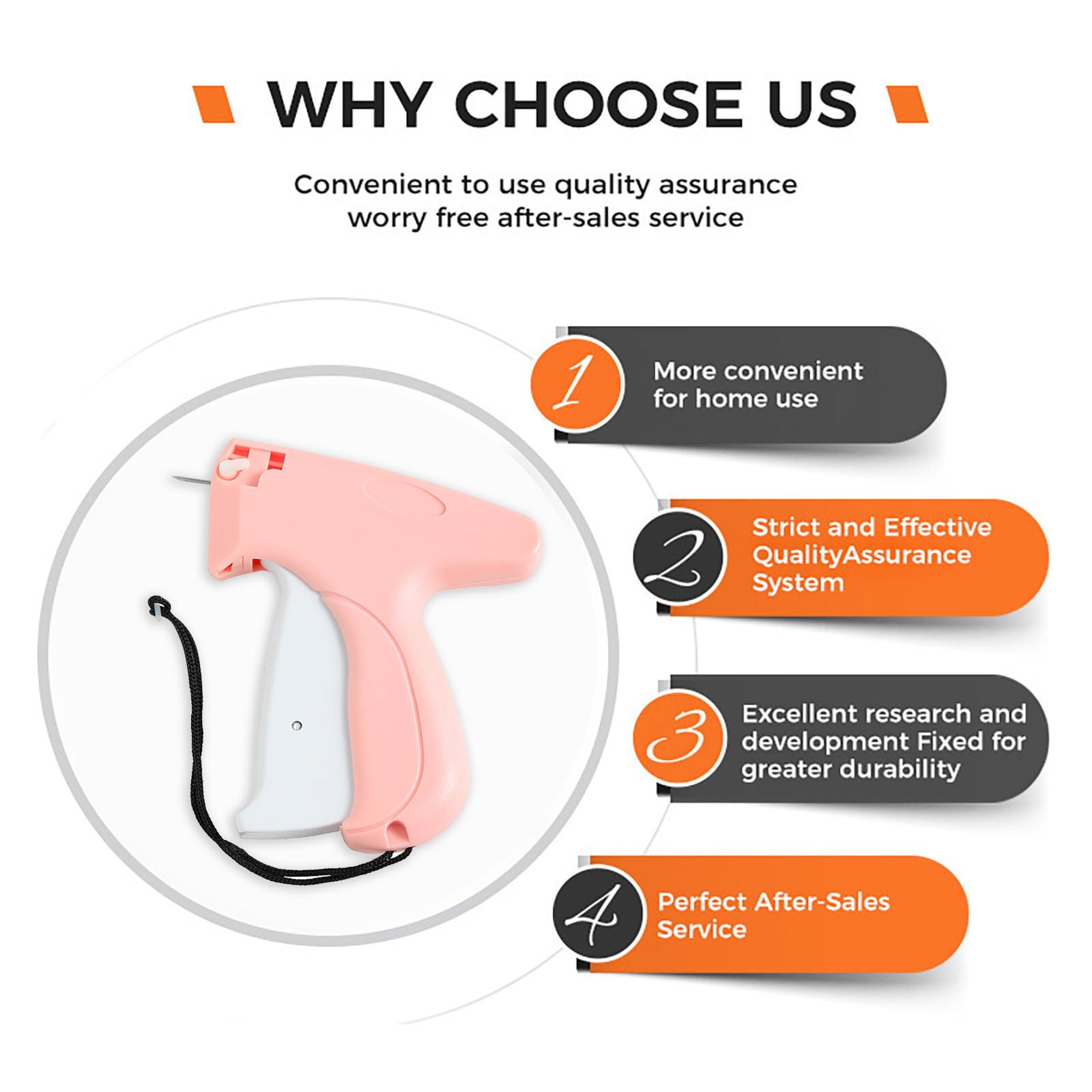 Mini Stitch Gun for Clothes Tag Gun Stitchy Quick Clothing Fixer Quick ...