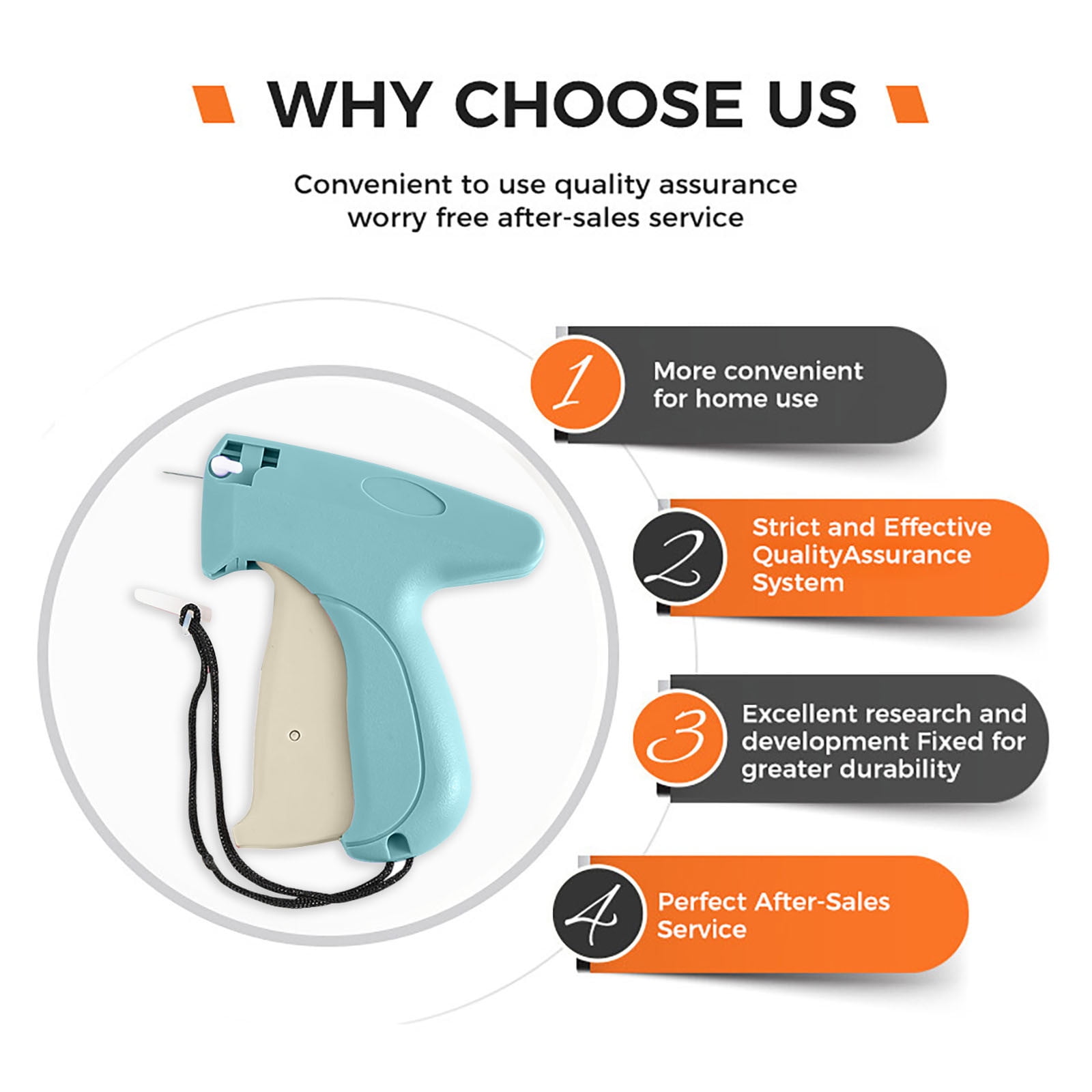 Mini Stitch Gun for Clothes Tag Gun Stitchy Quick Clothing Fixer Quick ...