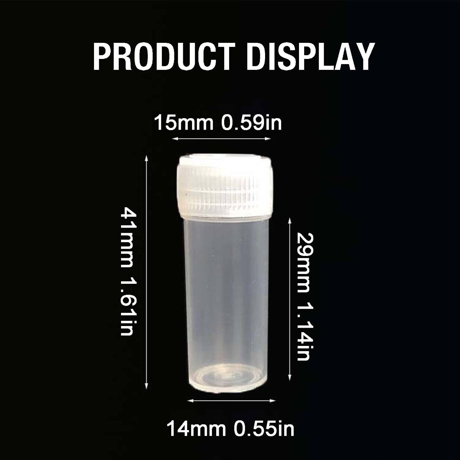 Mini Storage Bottle, Portable Small Container for Beads Pills Tiny ...