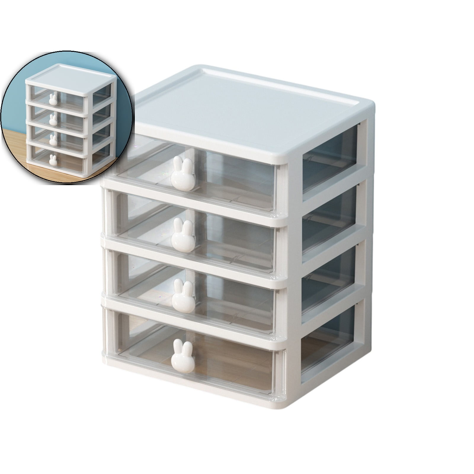 Mini Storage Box with Multi-layers and Handle, Small Items Keeping Box ...