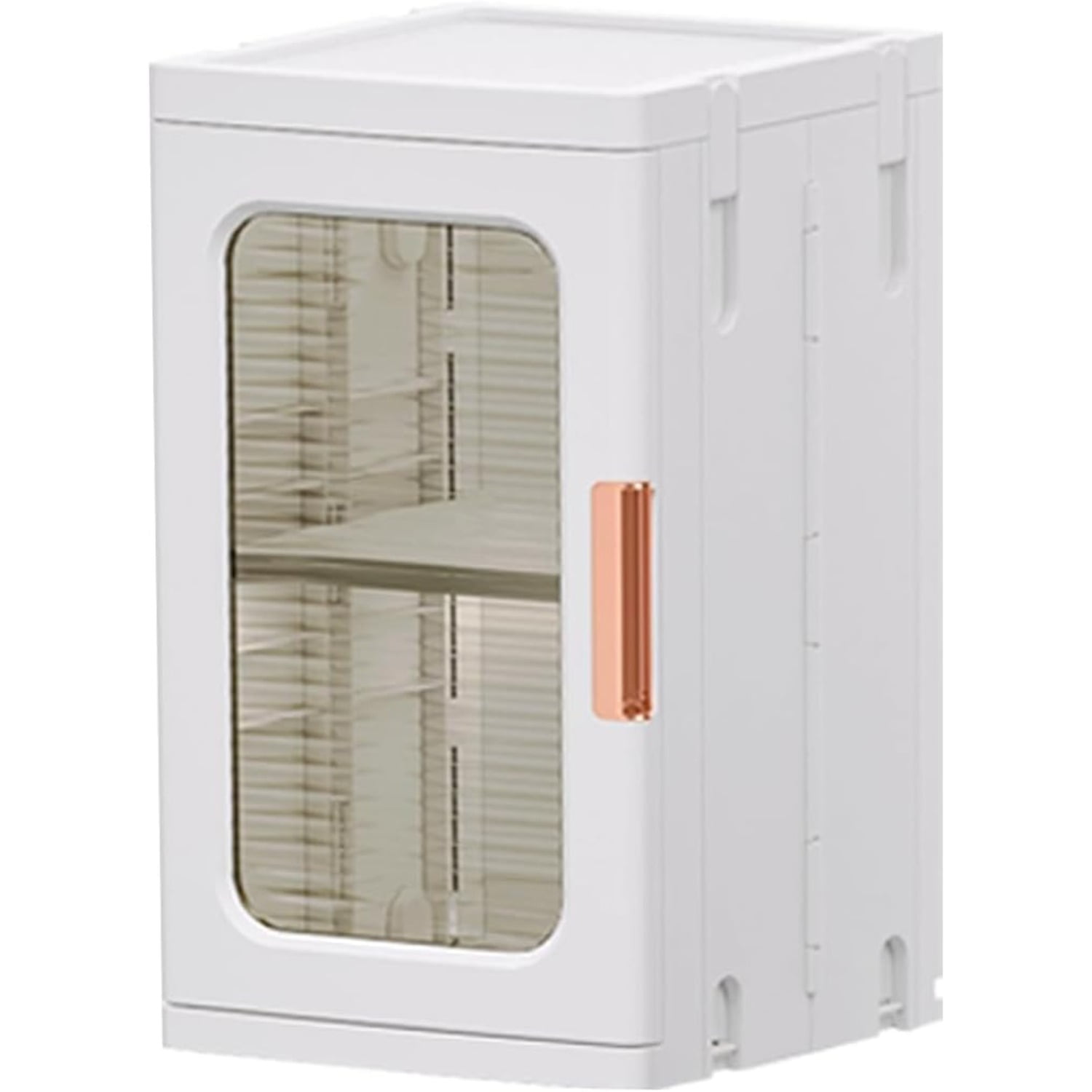 Mini Storage Cabinet with Doors and Shelves Countertop Cabinet Bathroom ...