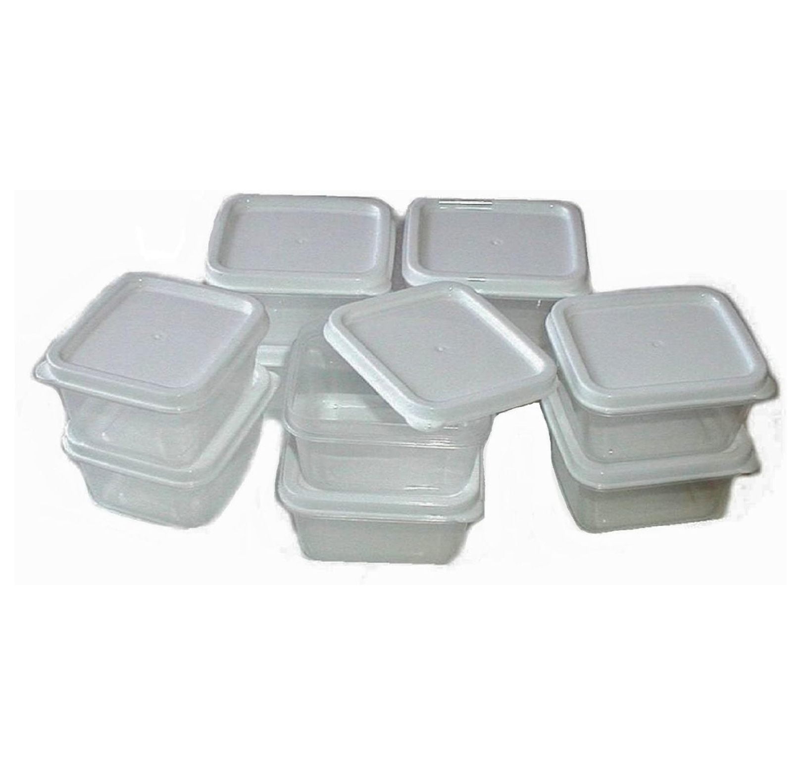 Mini Storage Containers with Lids, Sure , Plastic, Reusable, Round and ...