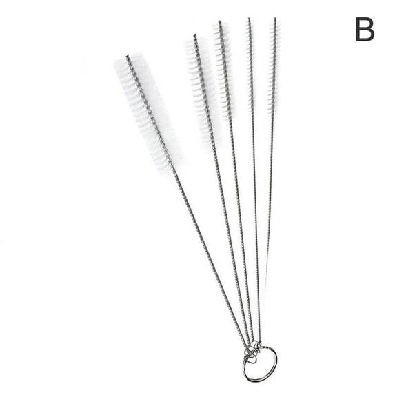 Mini Straw Cleaning Brushes Set 5 Pack Nylon Bottle Brush Kit for ...