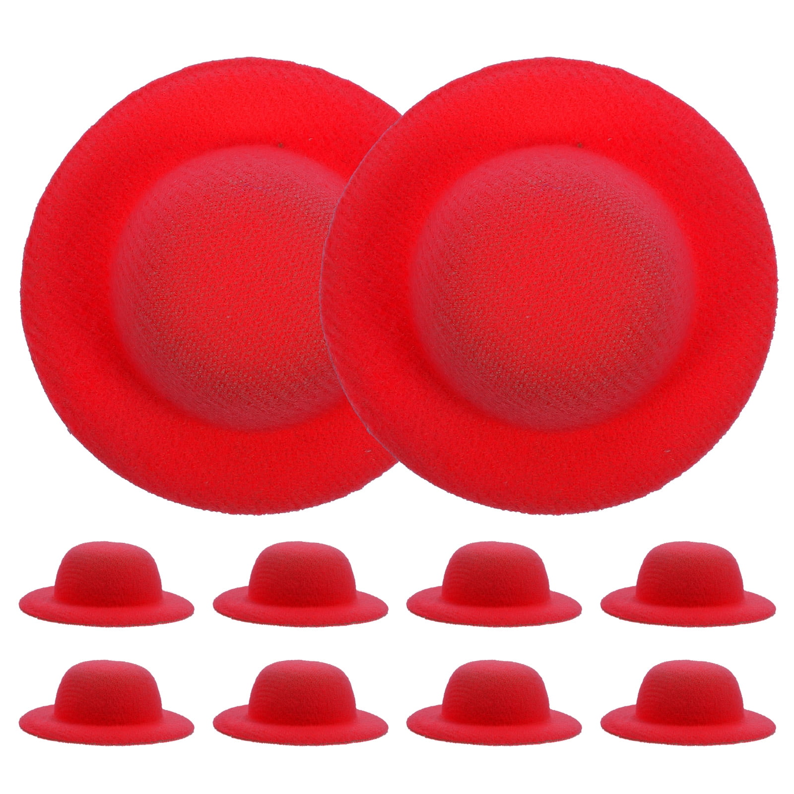 HOMEMAXS 10pcs Mini Doll Hats Imitation Miniature Hats for DIY Crafts ...