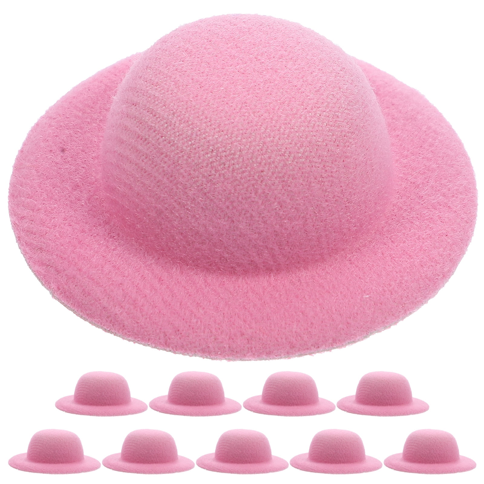 Mini Straw Hat Greenery Decor Miniature Hats Small Prop House Weaving ...