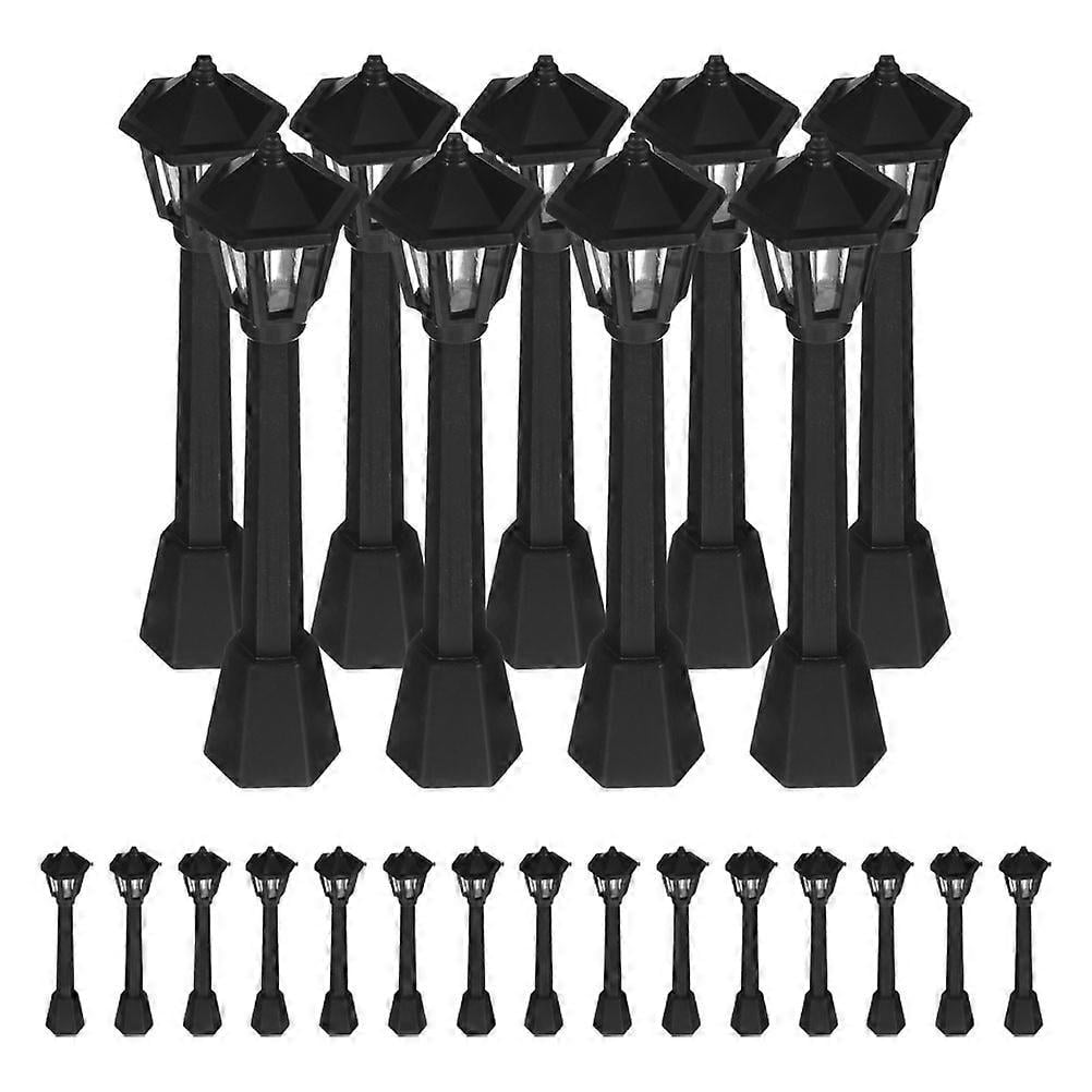 Mini Street Light Lamp For Retail Space Decoration Mini Size Black ABS ...
