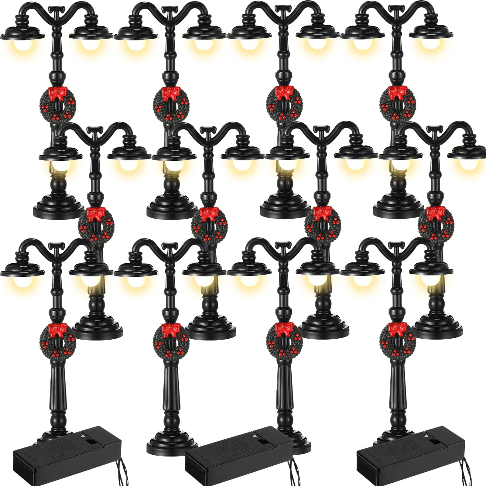 Mini Street Light Models STF9 Christmas Gas Miniature Street Lamp ...