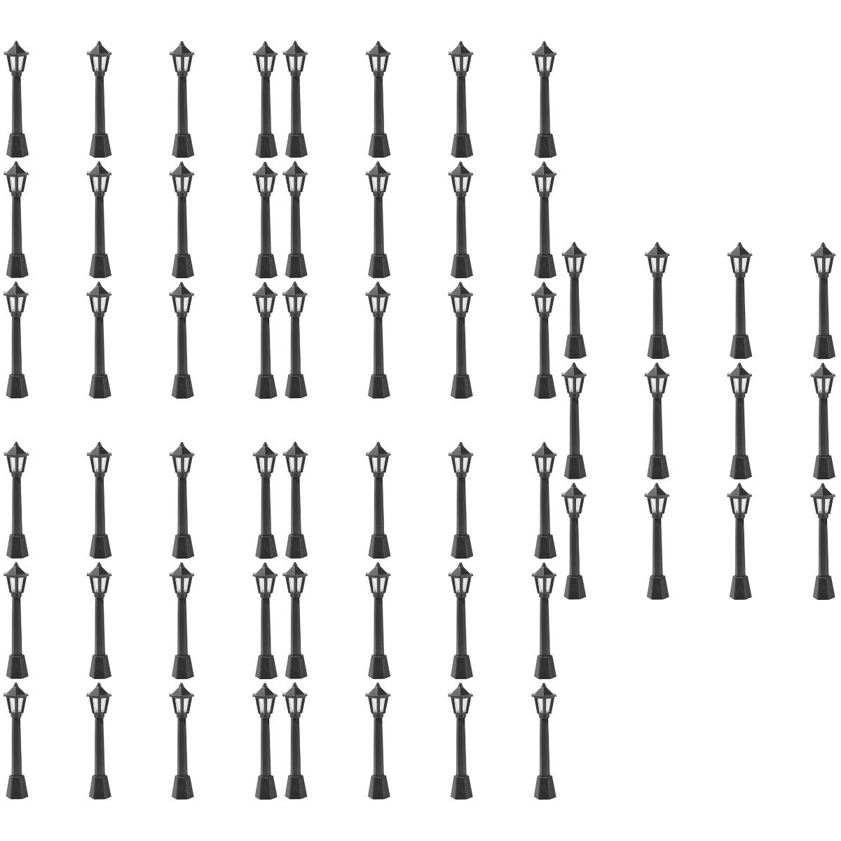 Mini Street Light Streetlight Models Miniature Landscape Lamp Child 60 ...