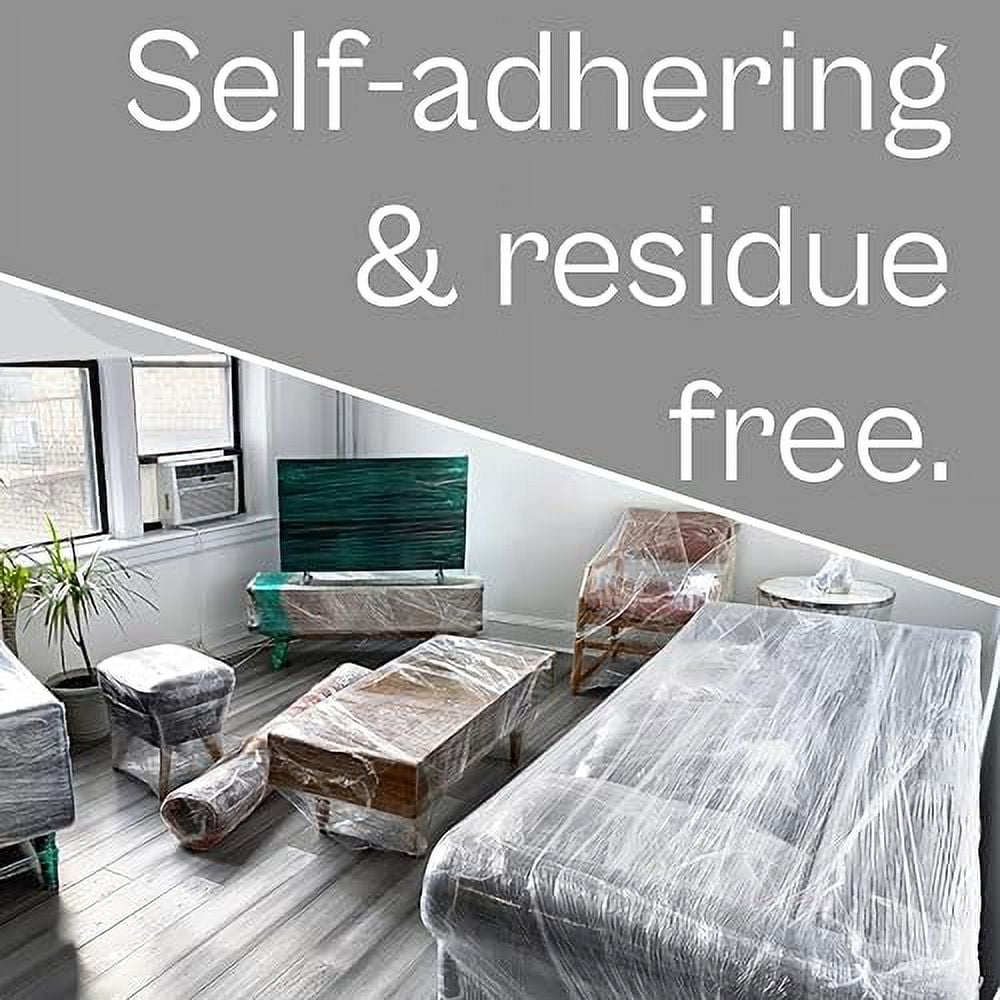 Mini Stretch Wrap for Packing with Handles, 36 Pack, Packing wrap ...