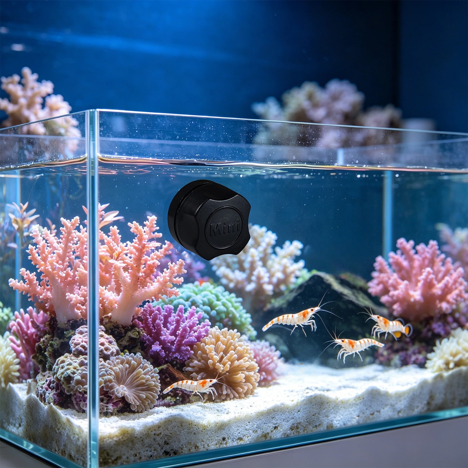 Mini Strong Magnetic Fish Tank Brush No Scratch Glass Cleaner Aquarium ...