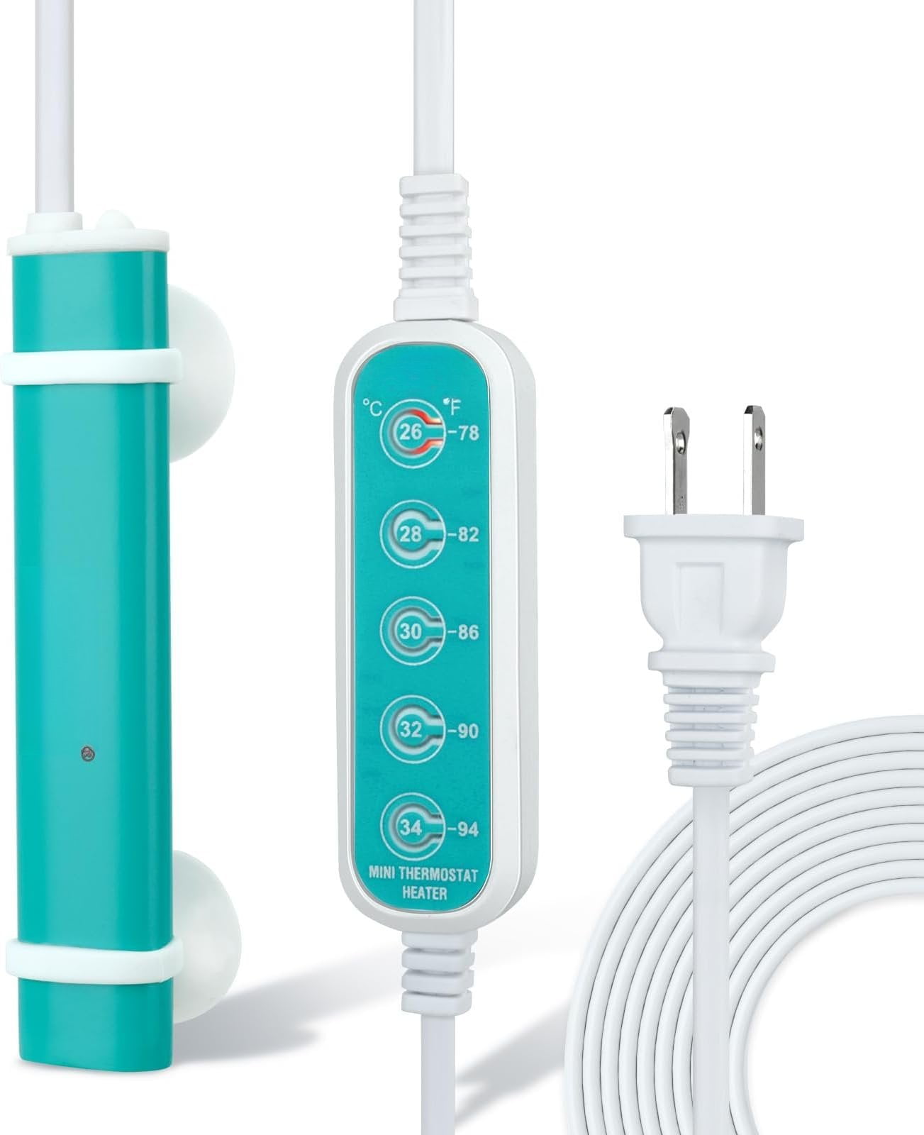 Mini Submersible Aquarium Heater, Turtle and Betta Fish Tank Heater ...