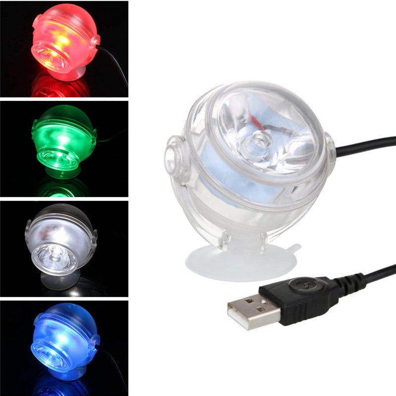 Mini Submersible Aquarium Led Lighting Waterproof Fish Tank Spotlight ...