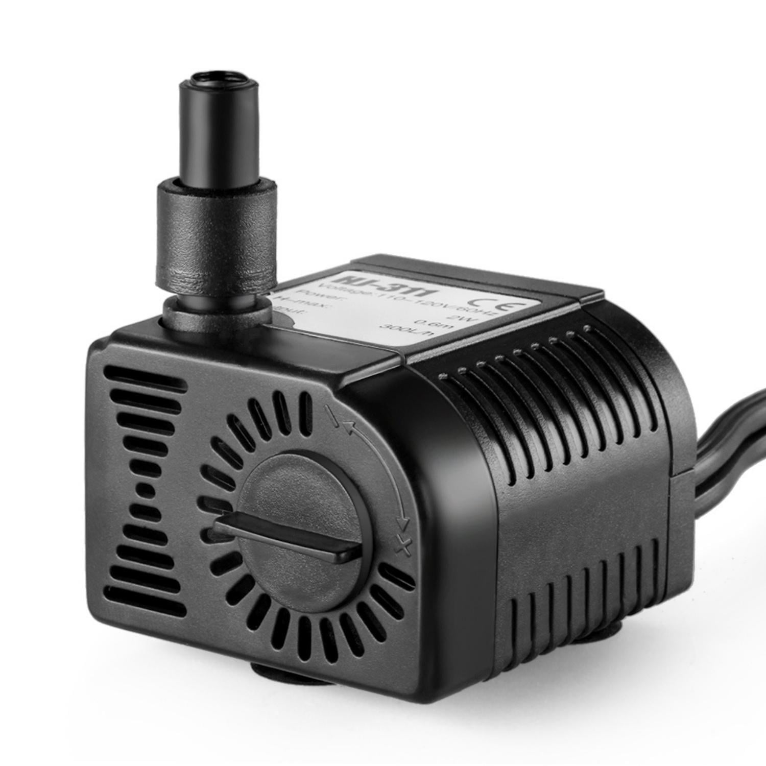 Mini Submersible Water Pump for Fountain, Aquarium, Outdoor Pond ...