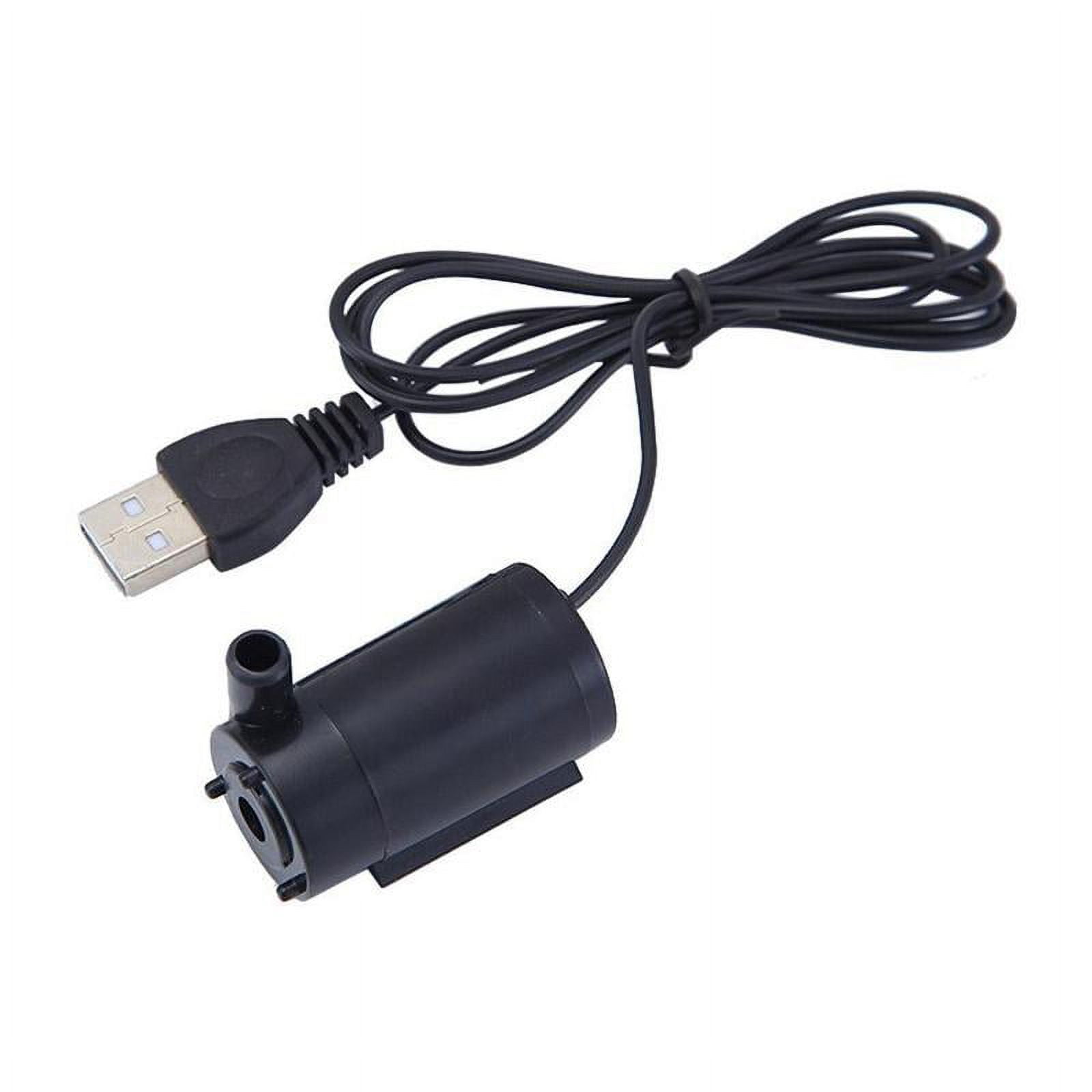 Mini Submersible Water Pump with 1 Meter USB Cable Quiet Compact and 5V ...